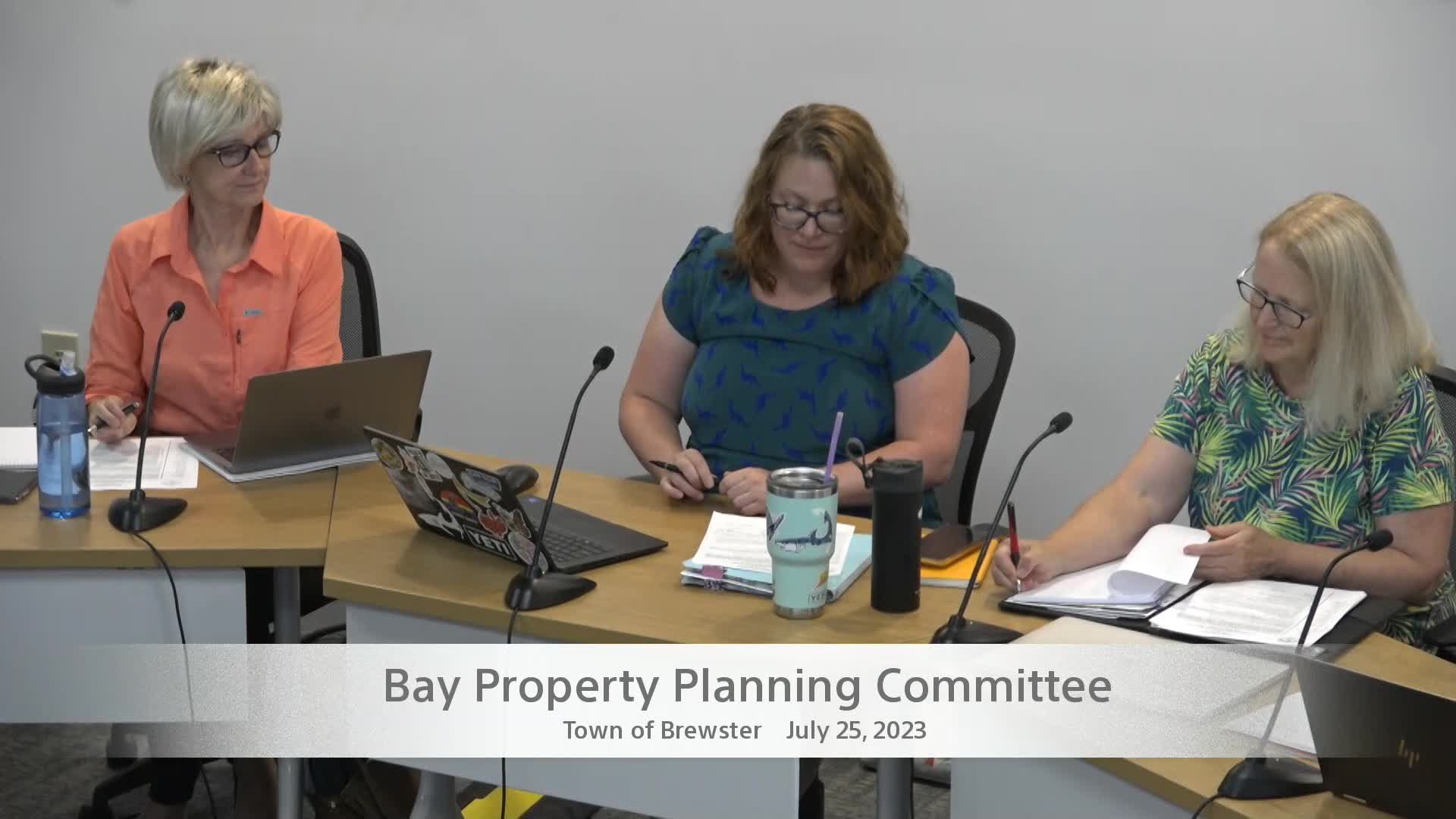 Bay Property Planning Committee 7-25-2023